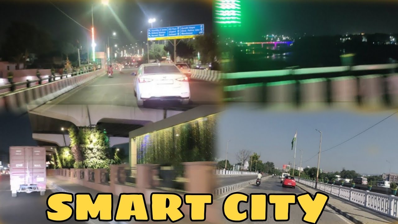 Night view in jammu smart city 🌆|| VLOG 149 || ️ ️#smartcity #jammu ...