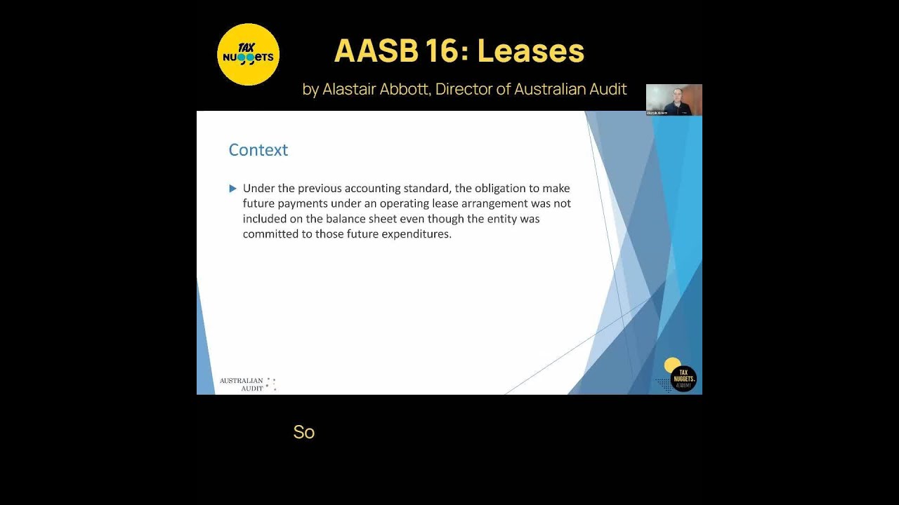 AASB 16: Leases - YouTube