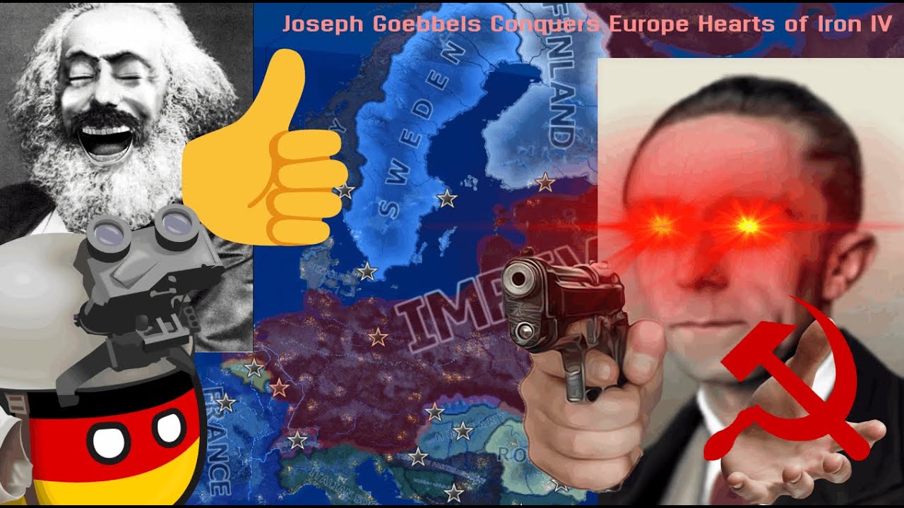 Joseph Goebbels Unites Germany and Conquers Europe! | HOI4 Disaster ...