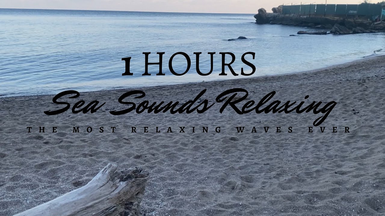 1HOURS Sea SOUNDS for Deep Sleep | Waves Crashing onto the Beach - YouTube