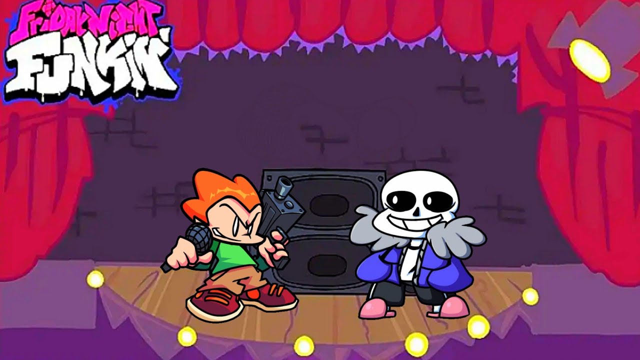 Pico vs sans -stronger than you(no fight) - YouTube