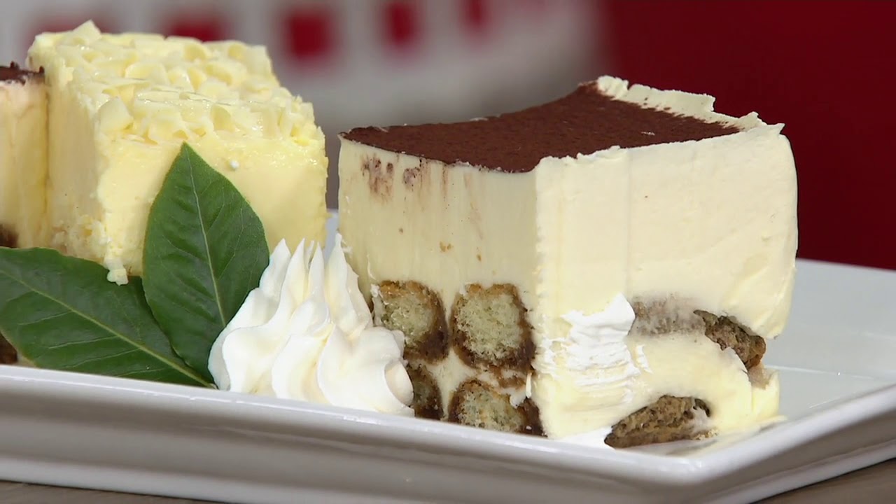 Delizioso Desserts (2) 2.25-lb Trays Limoncello or Tiramisu Cake on QVC ...