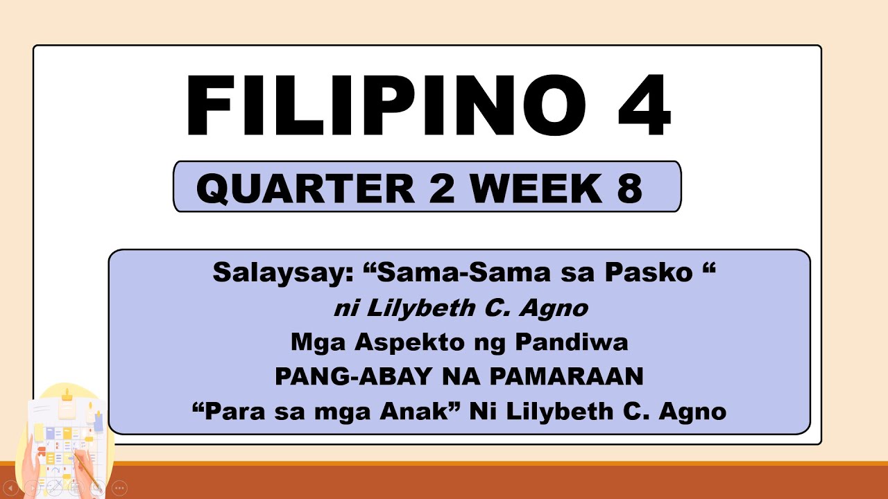 FILIPINO 4 Q2 WEEK 8 - YouTube