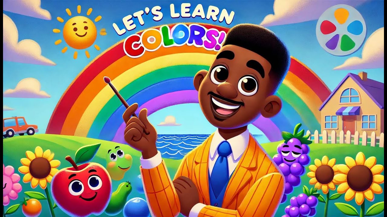 Learn Colors with Mr. Brandon | Fun Rainbow Adventure for Kids! - YouTube