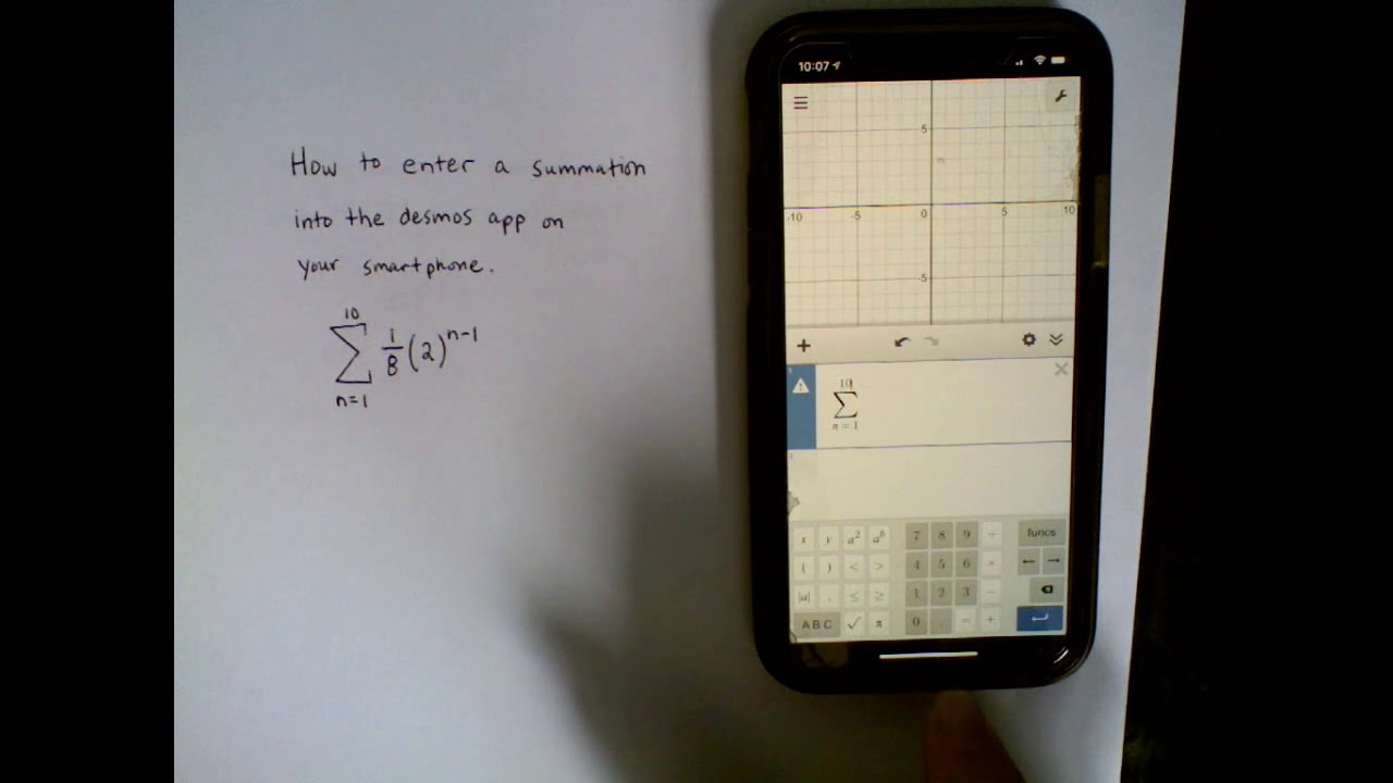 Summation on Desmos - YouTube