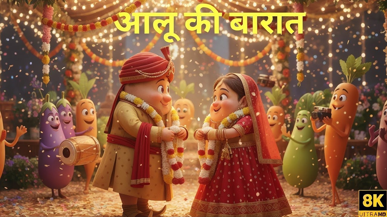 Aalu Ki Barat | Kids Hindi | Hindi Cartoon Video | आलू की बारात ...