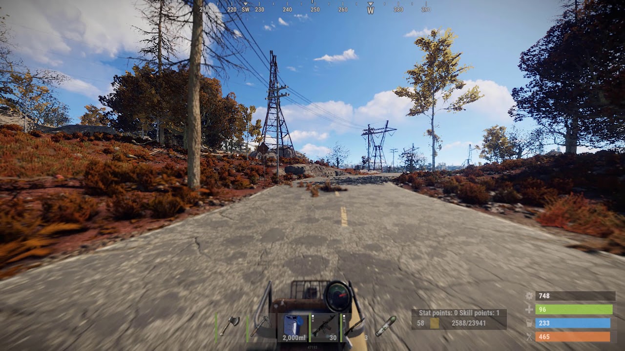 Rust: Minicopter Road "Flying" - YouTube
