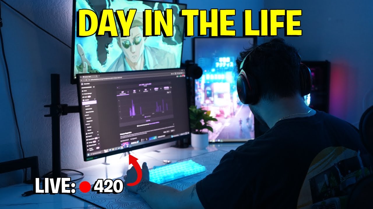 Day in the Life of a Small Streamer! - YouTube