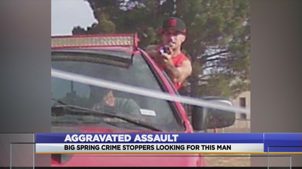 Big Spring police search for assault suspect - YouTube