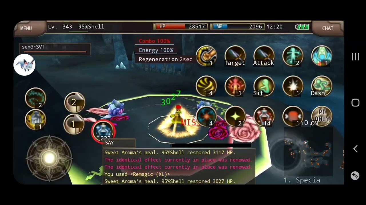 Iruna Online -Monk's Shell Break Test, 9356 ATK = 542k Damage? - YouTube