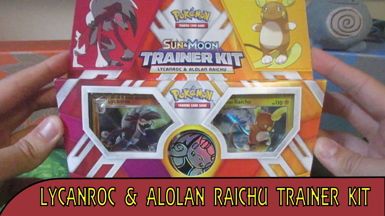 Lycanroc & Alolan Raichu Starter Kit - Cridila - YouTube