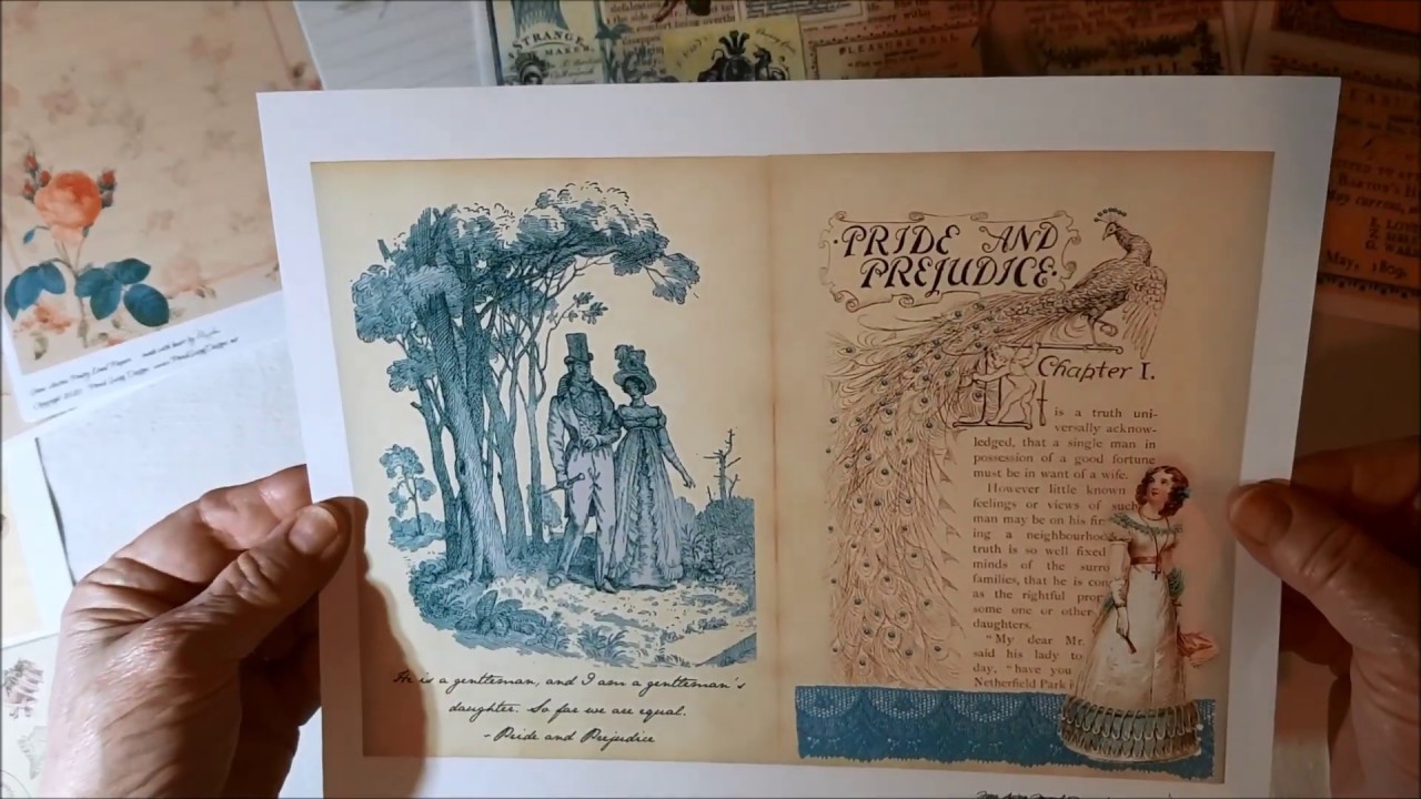 NEW Jane Austen Journal Kits to share - YouTube
