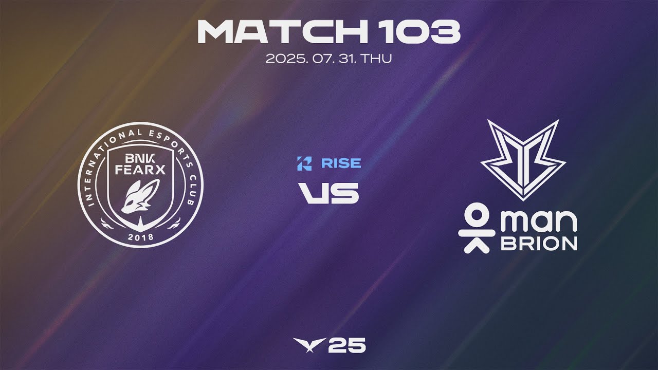 BFX vs BRO | Match Highlights 07.31 | 2025 LCK - YouTube