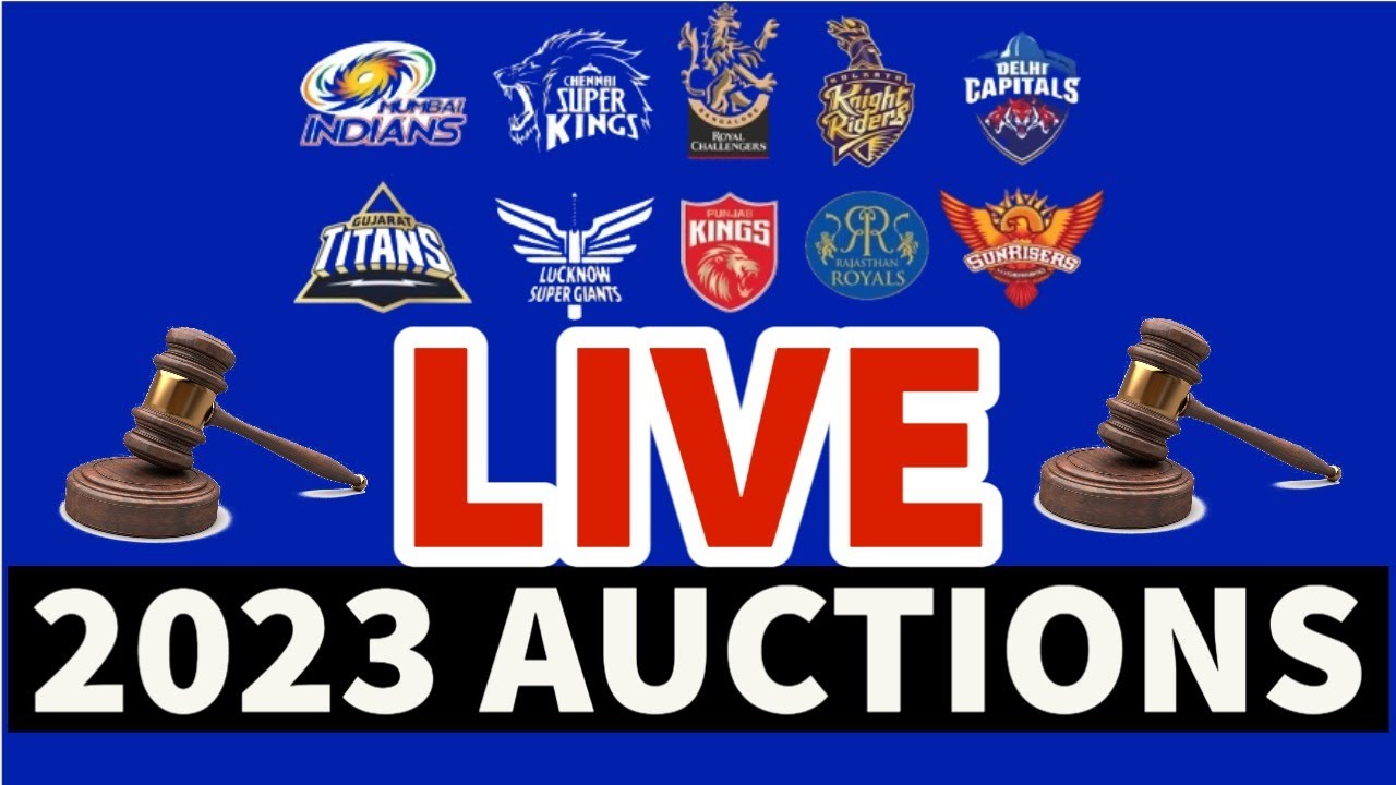 IPL 2023 Auction Live | IPL 2022 Auction Live | IPL Player Auction Live ...