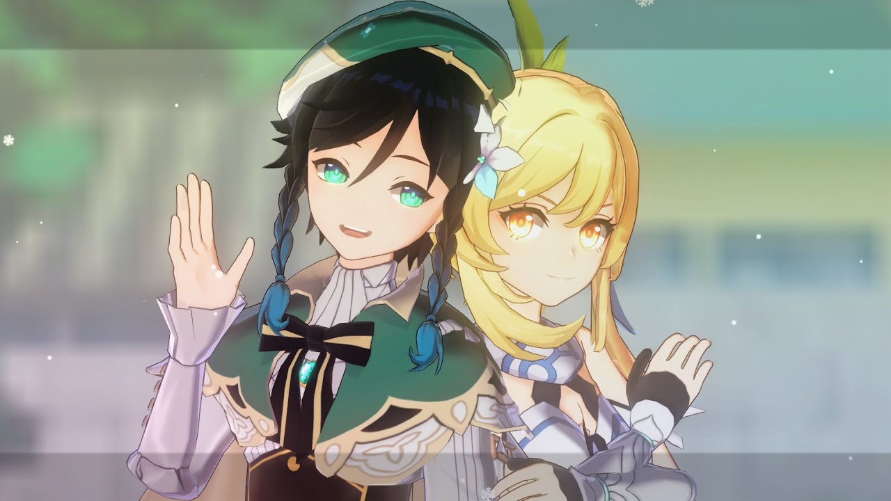 [MMD Genshin Impact] Ninja Re Bang Bang (Venti x Lumine) - YouTube