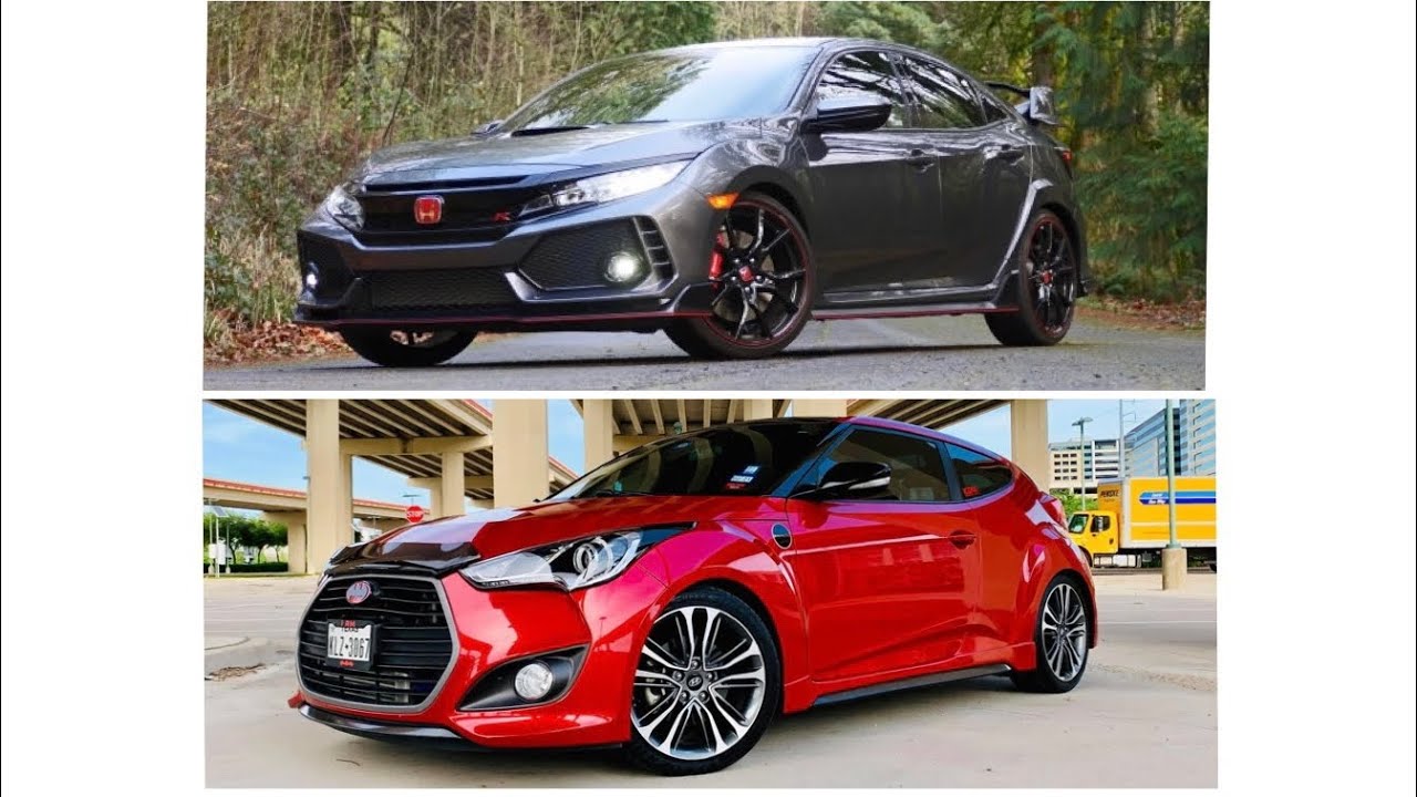 Veloster Turbo vs Civic Type R - YouTube