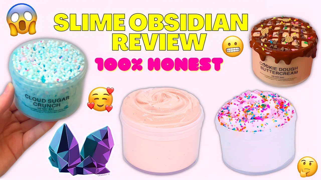 SLIME OBSIDIAN REVIEW!- 100% Honest Famous Slime Shop Review - YouTube