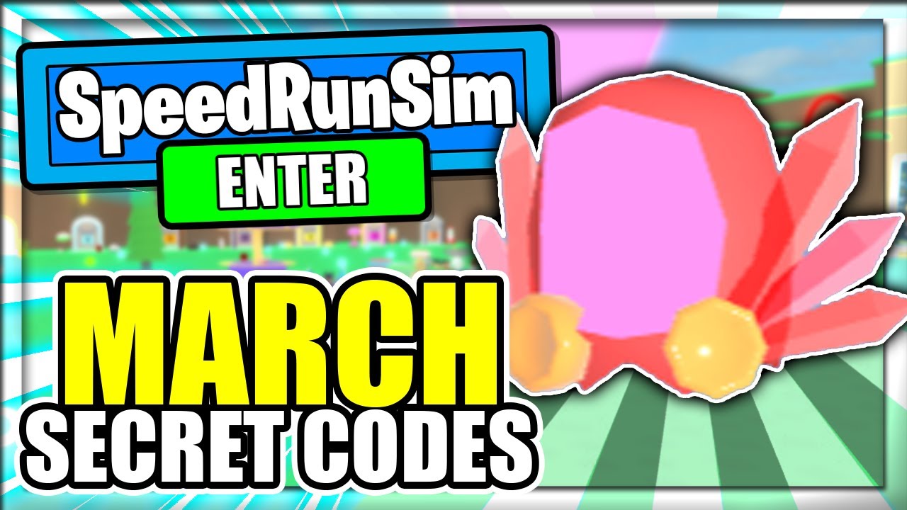 (MARCH 2021) ALL *NEW* SECRET OP CODES! Speed Run Simulator Roblox ...