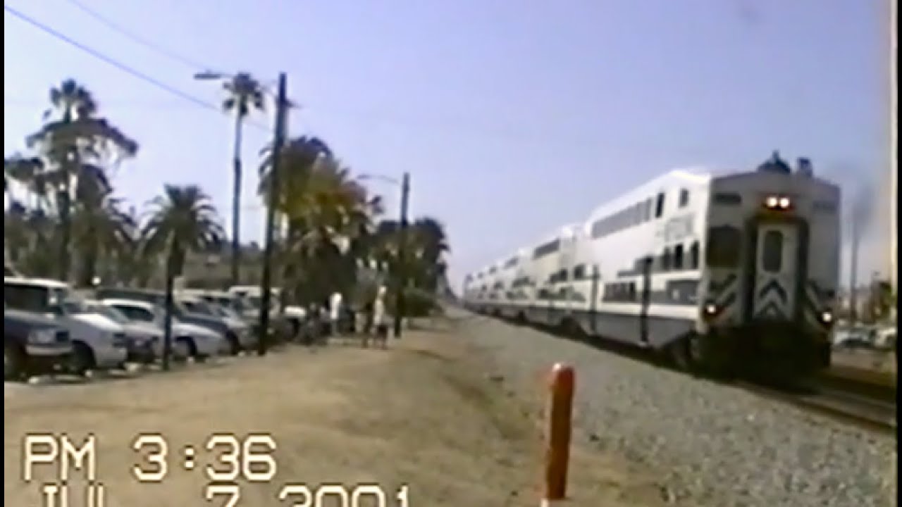 Oceanside Trains 2001 - Amtrak & Metrolink - YouTube