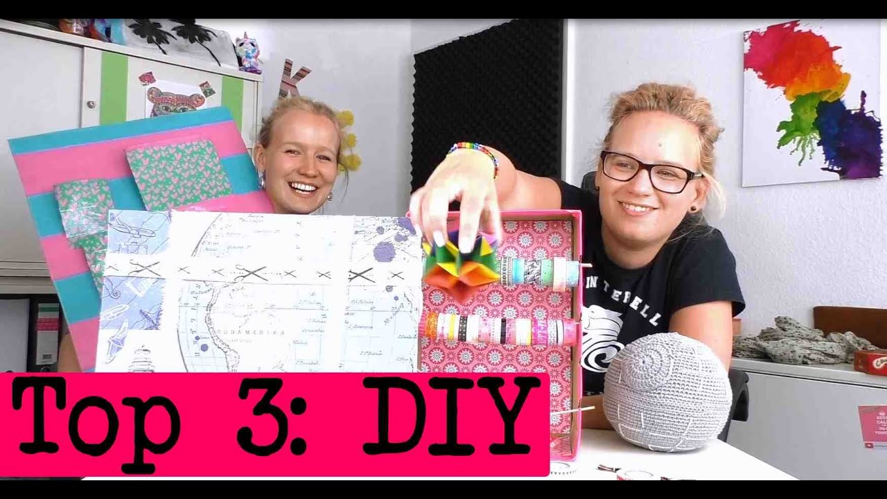 DIY Inspiration Top 3 - unsere aktuellen Lieblings-Bastelsachen - YouTube