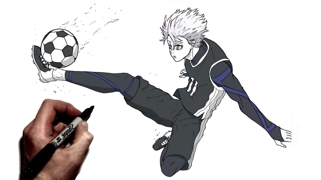 How To Draw Nagi Black Hole Trap | Step BY Step | Blue Lock - YouTube