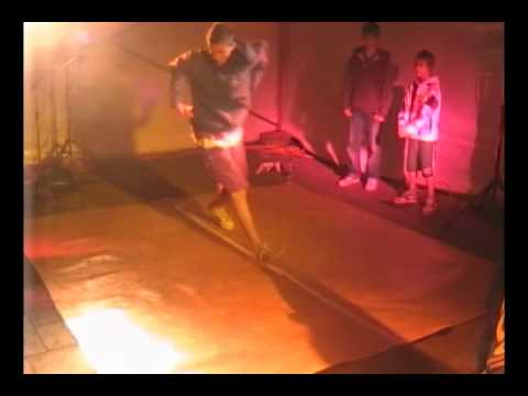 Breakbones crew bboy Tukan and bboy Hafan showcase Bohumin 2010