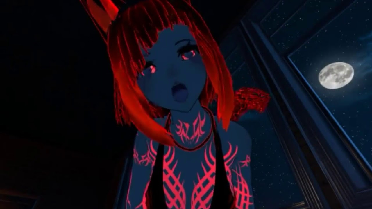 Red Glowing Fox Girl VR Lapdance - YouTube