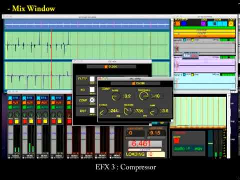 Pure Data DAW / Mix Window - YouTube