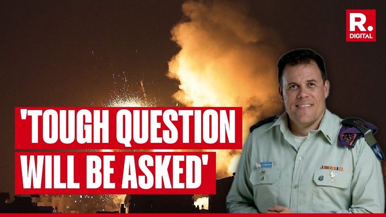 Hamas Attacks Israel: Lt. Col. Jonathan Conricus Says 'Tough Questions ...
