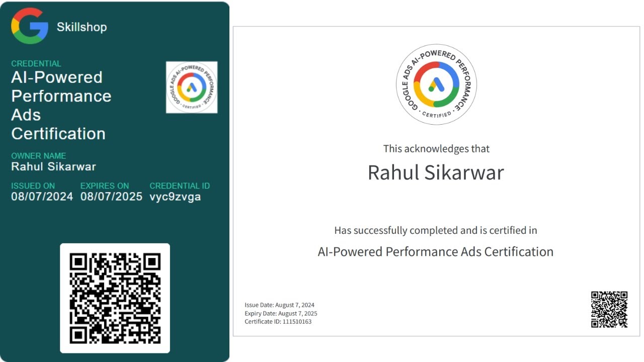 Learn AI-Powered Performance Ads Certification! Live Test Got 99% ...