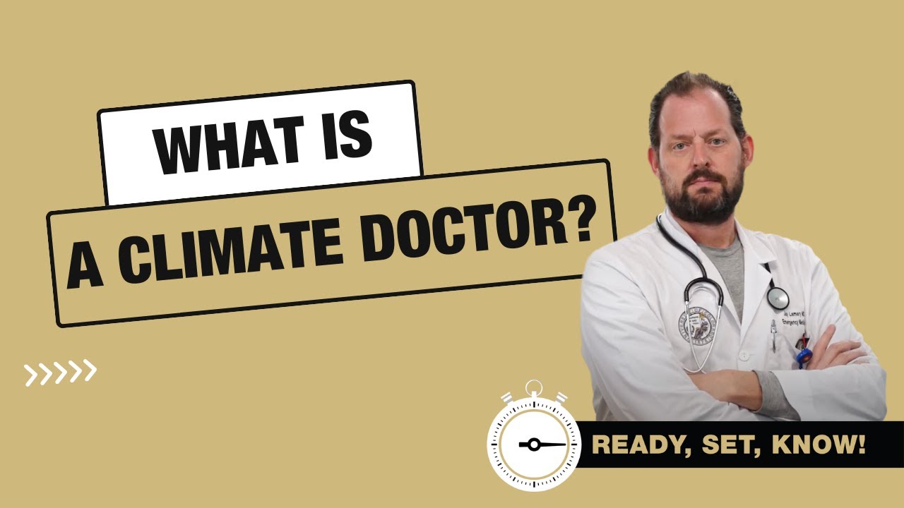 What is a climate doctor? - YouTube