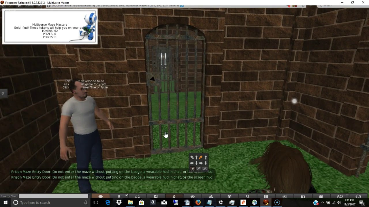 Game development in Virtual World OpenSim in Kitely at Multiverse ...
