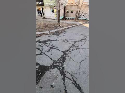как делают дороги в России. был тротуар и нет тротуара. где гарантия на ...