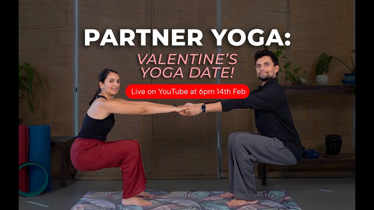 15-Minute Couple Yoga for Deeper Connection & Relaxation | Valentine’s ...