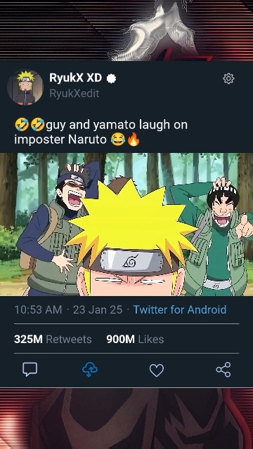 😂IMPOSTER NARUTO 😂🤣GUY AND YAMATO LAUGH 😂#naruto #anime #virelshorts ...
