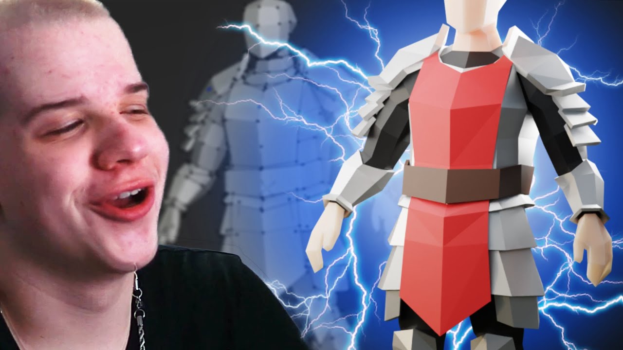 Make Low Poly ARMOR in BLENDER! - YouTube