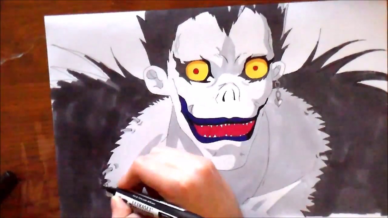 SPEED DRAWING Ryuk 【Death Note】 - YouTube