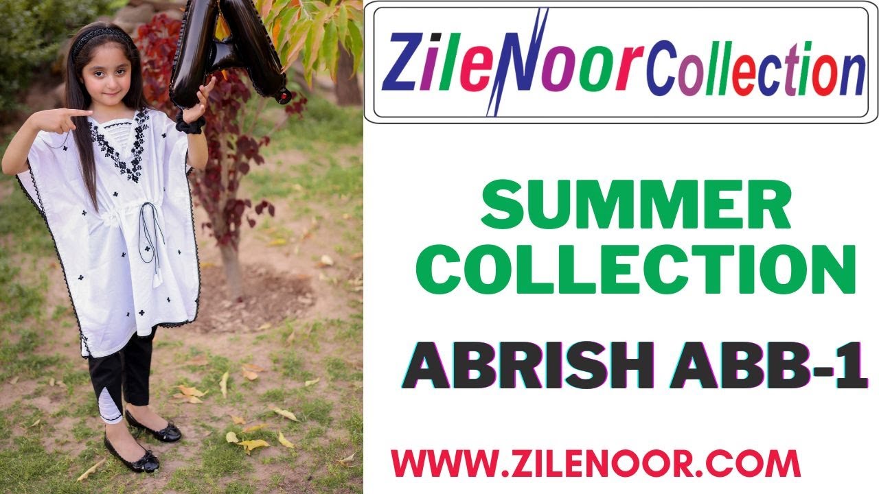 ZileNoor Collection| Summer Collection ABRISH AB-9 - YouTube