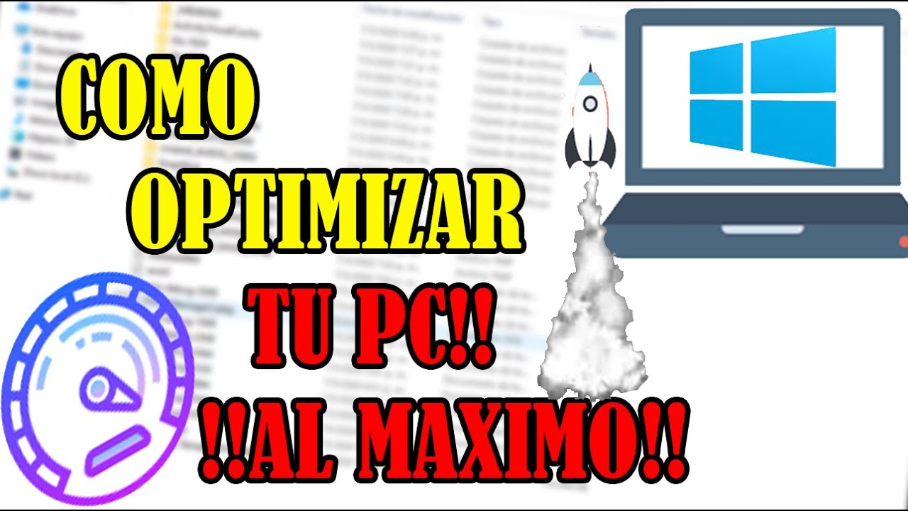 Tutorial: como optimizar tu pc al máximos 2020 🚀 - YouTube