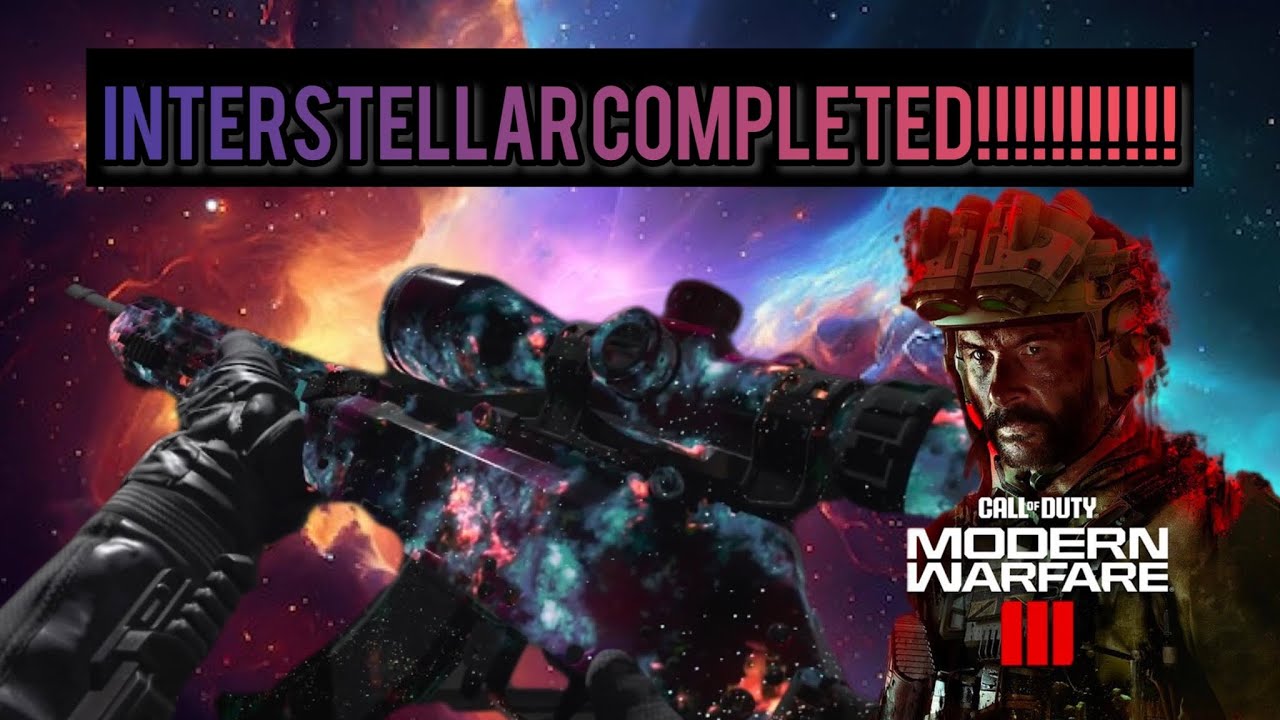 MW3- INTERSTELLAR CAMO DONE!!!!!!!!!! - YouTube
