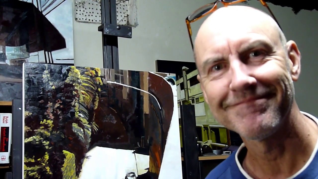 Kitchener Street painting demonstration. Full length version. - YouTube