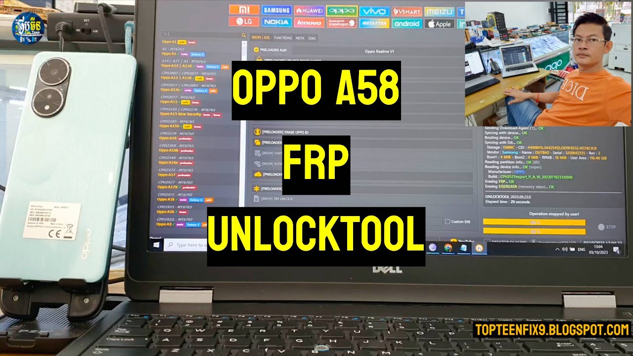 Oppo A58 FRP Unlocktool #oppo #a58 #unlocktool #frp - YouTube