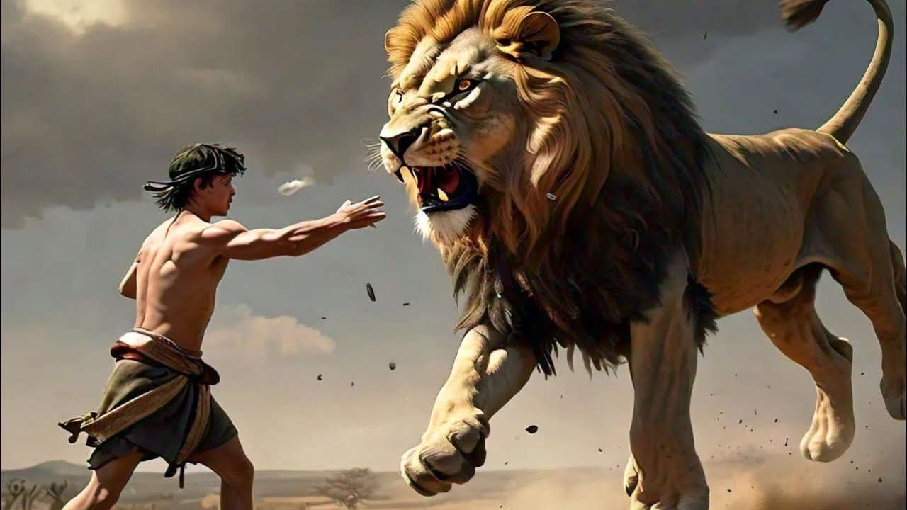 David vs the lion video. full details how he killed lions that attacked ...