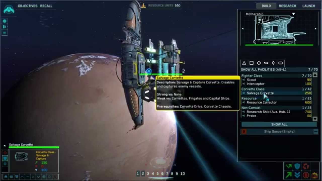 Homeworld Remastered - Kharak System - First HD Walkthrough - Mission 1 ...