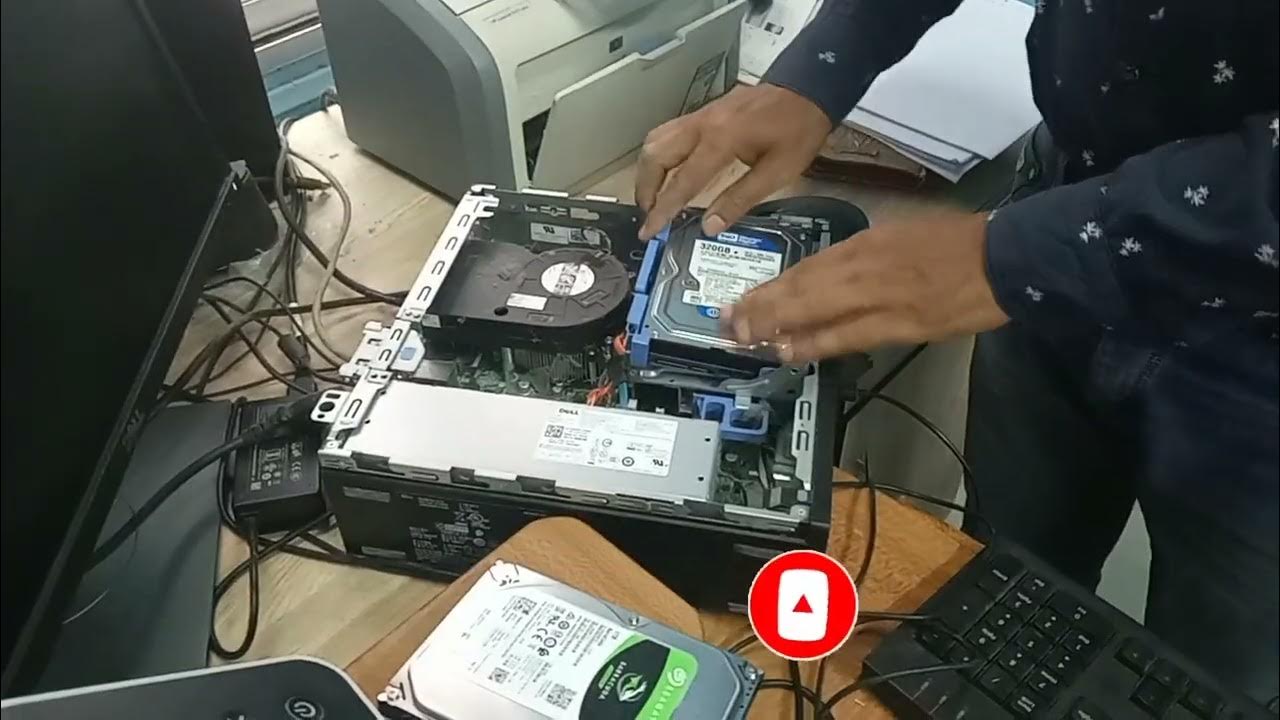 How to Replace the Hard Disk Drive in your Dell Desktop - Step by Step Guide | ManiTech - YouTube