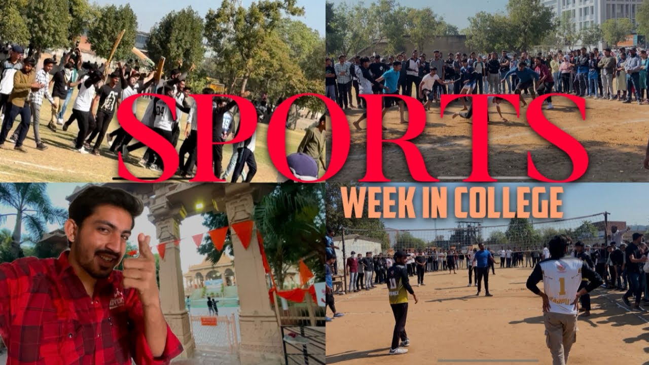 Sports Week In My College 🏏| 9.02.2025 | After Long Time In My #vlog ...