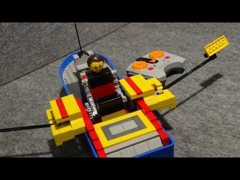 LEGO : RC Rowing Boat / Ship , Ruderboot ...by üfchen - YouTube