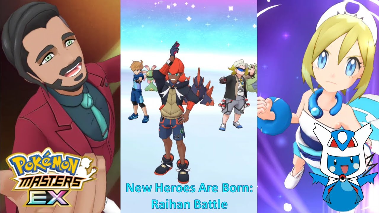 Pokemon Masters EX: New Heroes Are Born - Raihan Battle - YouTube