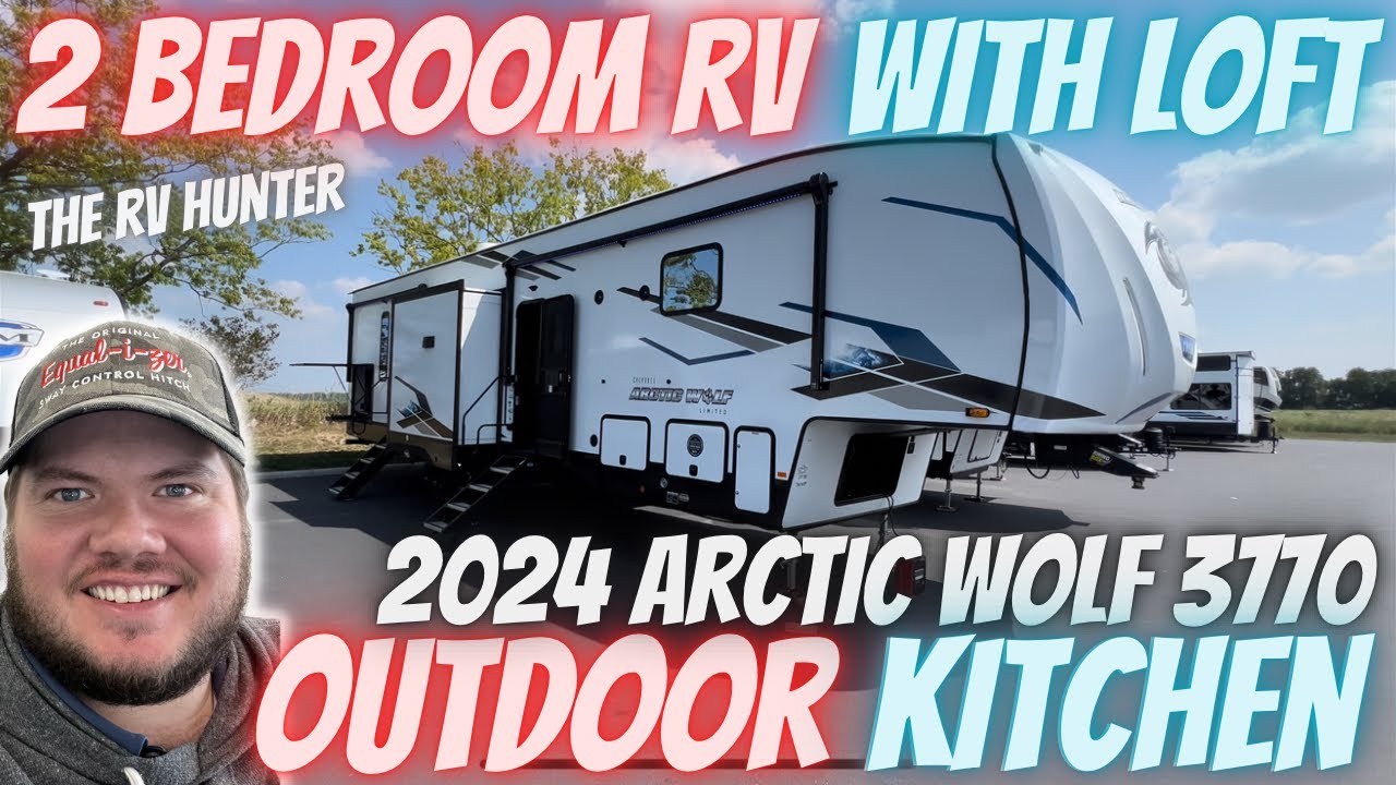 2 BEDROOM RV With Loft and 1.5 Baths?! 2024 Arctic Wolf 3770SUITE - YouTube