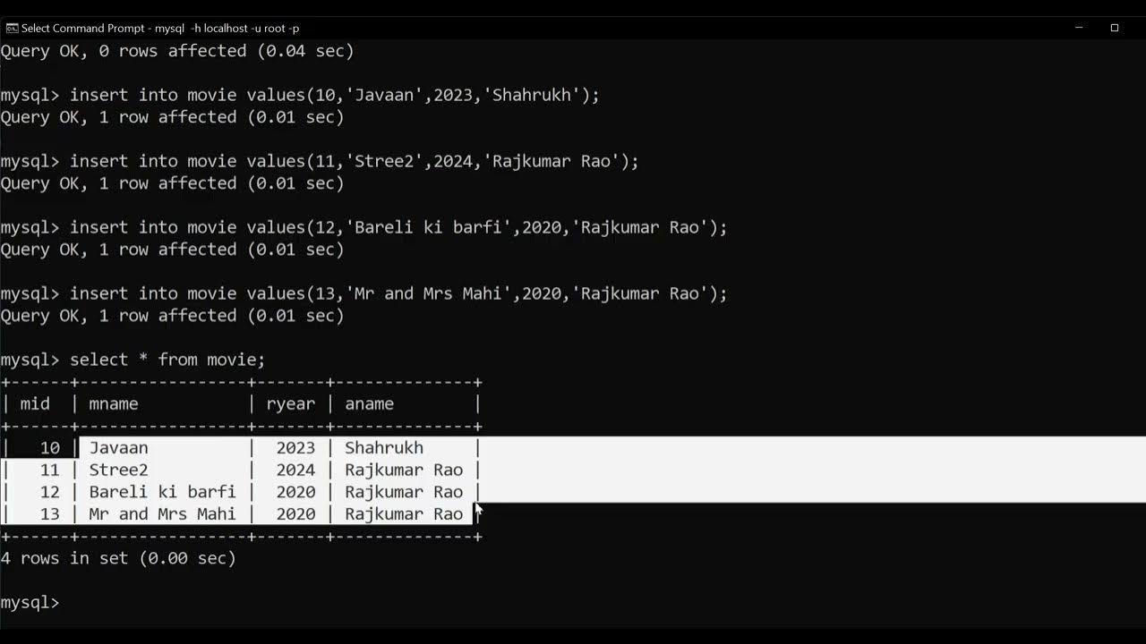 PHP and MYSQL Connection - YouTube